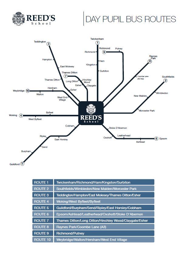 Bus Routes - Reed's School